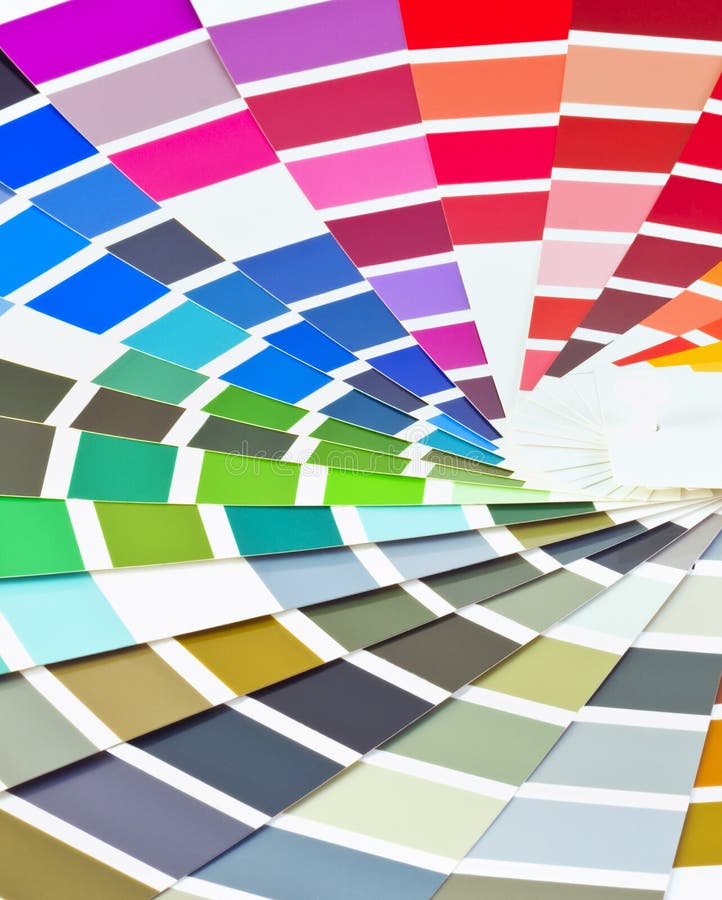 RAL Sample Colors Catalogue Stock Image - Image of coloured, palette ...