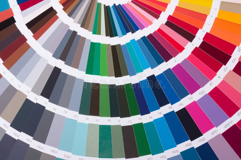 RAL Sample Colors Catalogue Stock Image - Image of coloured, palette ...