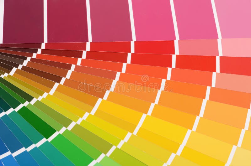 Color guide samples stock photo. Image of guidance, palette - 9209034