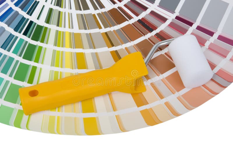 Color Palette With Color Patterns Stock Photo - Image of pattern ...