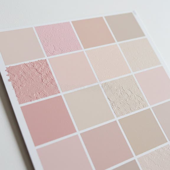 A Color Palette Featuring a Grid of 20 Square Samples Arranged in a 4x5 ...