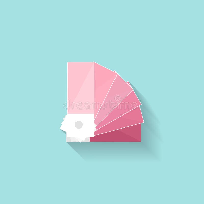 Color Palette Guide in a Flat Style. Digital Drawing. Web Design ...