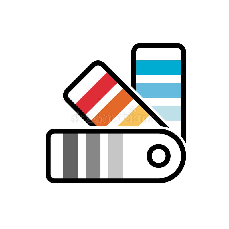 Color Palette Guide Picker Sampler Icon Stock Vector - Illustration of ...