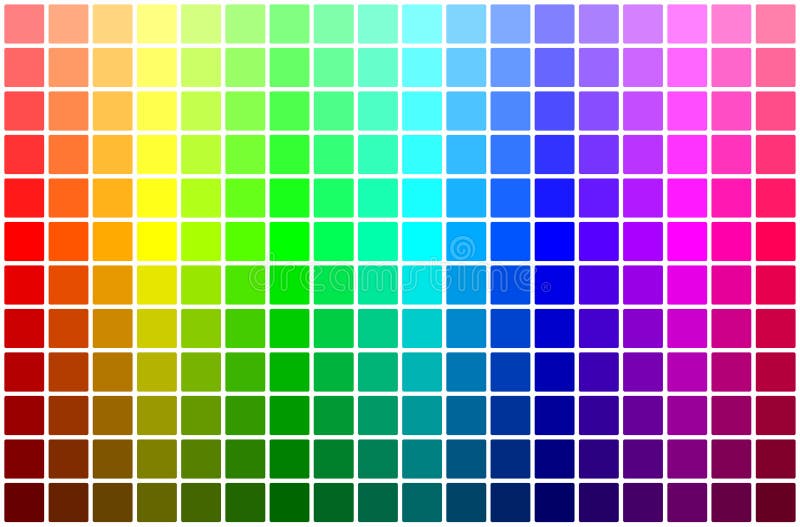 Color palette 5 stock vector. Illustration of choice - 214474469