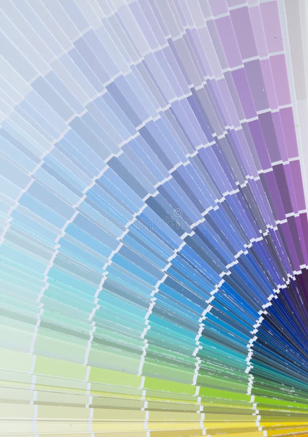 Color Palette Guide or Color Samples Stock Image - Image of swatch ...