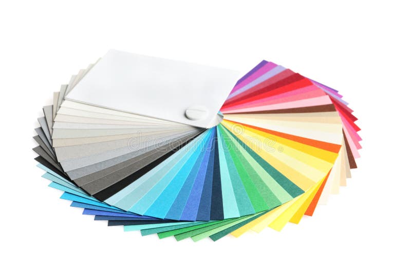 Color Palette Isolated. Professional Samples Stock Image - Image of ...