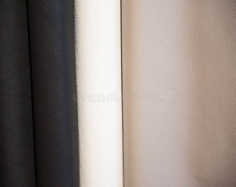 Color Palette Sample of Leather Material. Stock Image - Image of ...
