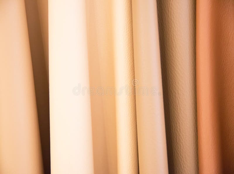 Color Palette Sample of Leather Material. Stock Image - Image of ...