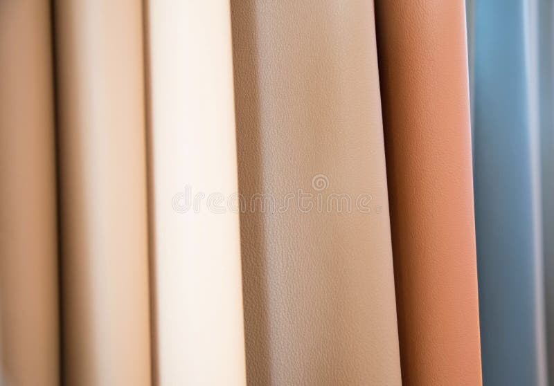 Color Palette Sample of Leather Material. Stock Photo - Image of ...