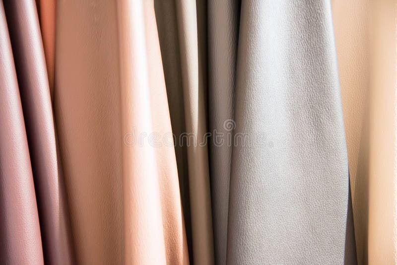 Color Palette Sample of Leather Material. Stock Photo - Image of ...