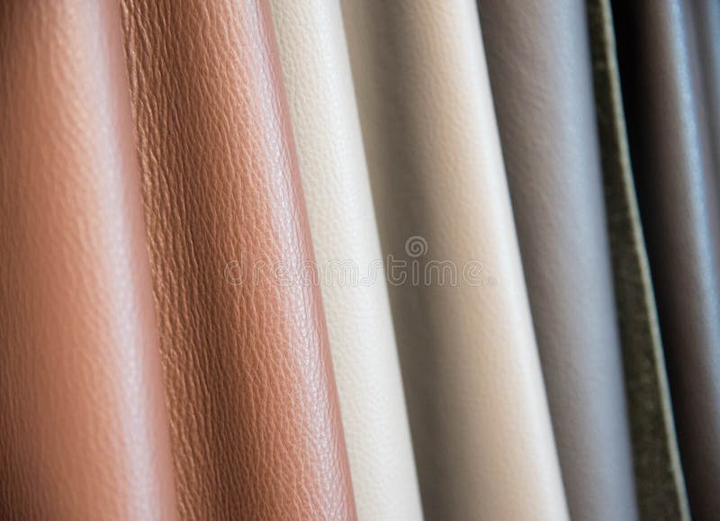 Color Palette Sample of Leather Material. Stock Photo - Image of ...