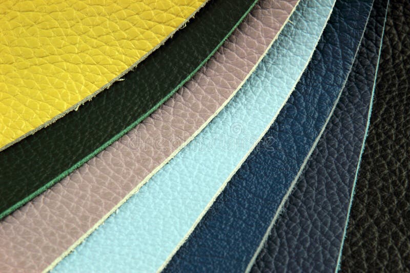 Color Palette Sample Picker of Leather Material Stock Photo - Image of ...