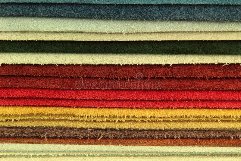 Color Palette Sample Picker of Leather Material Stock Photo - Image of ...