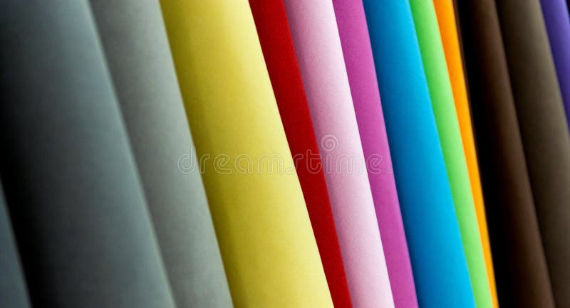 Color Palette Sample Picker of Leather Material Stock Photo - Image of ...