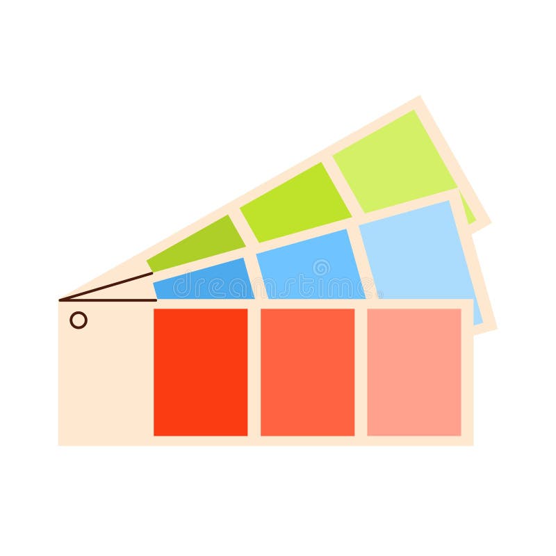 Color Palette Samples. Color Palette Guide Stock Vector - Illustration ...