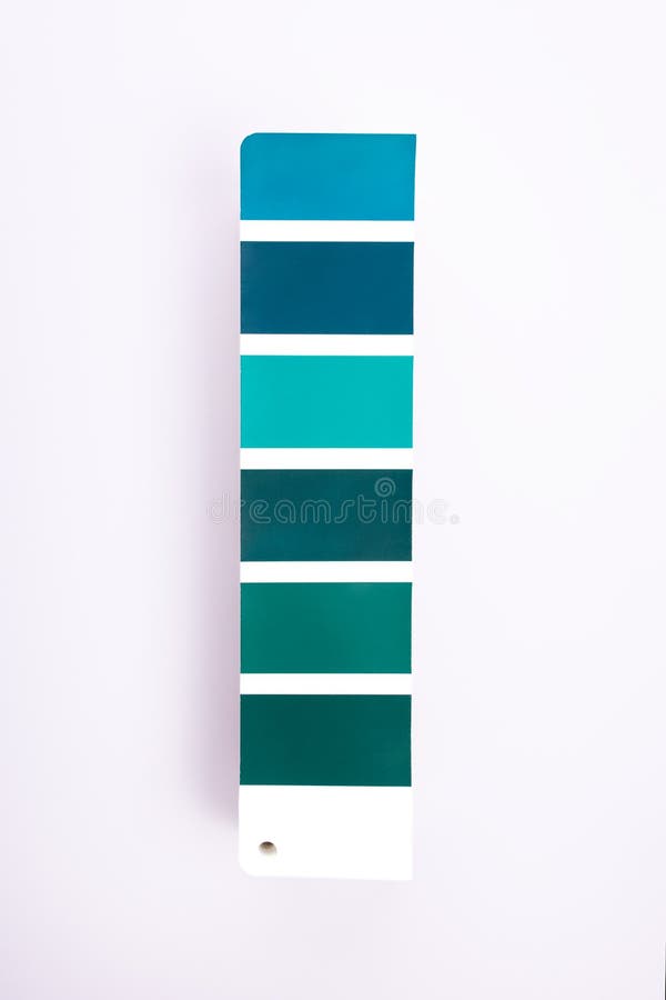 Color Palette Samples on White Background Stock Image - Image of guide ...