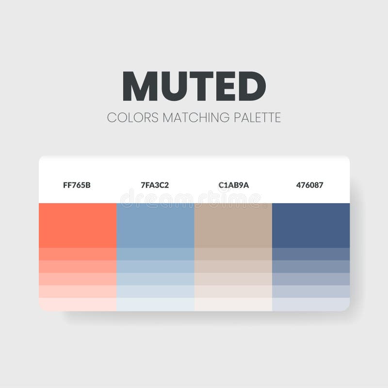 Muted Color Palette or Color Schemes are Trends Combinations and ...