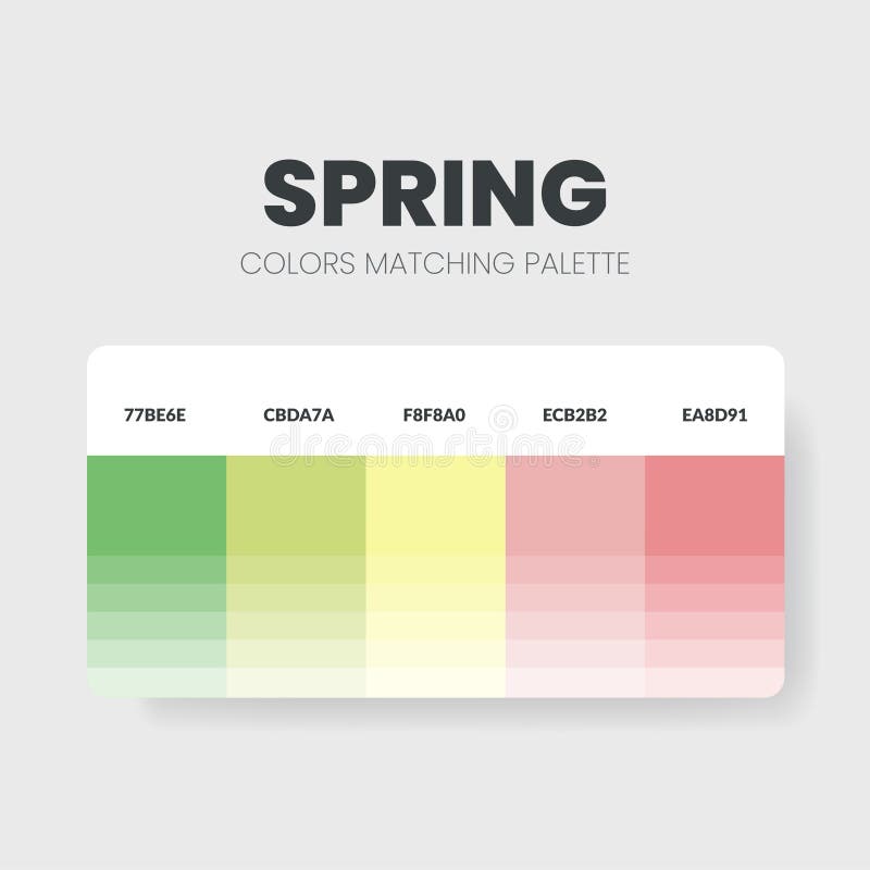 Spring Color Palette or Color Schemes are Trends Combinations and ...