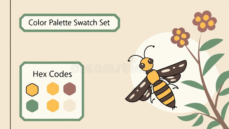 Color Palette Swatch Set with Hex Codes, Design and Branding Tool ...