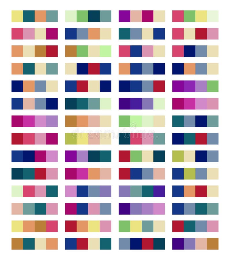 Color Palette Swatches Vector Design Stock Vector - Illustration of ...