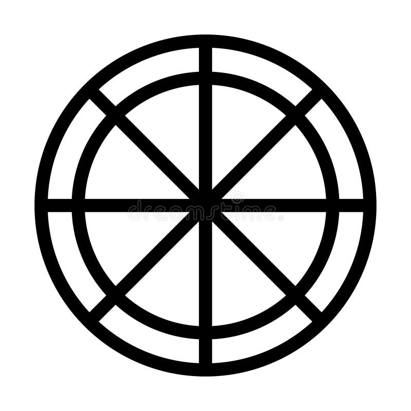 Color Palette Vector Thick Line Icon for Personal and Commercial Use ...