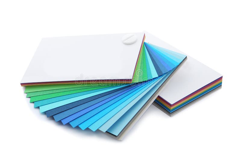 Color Palettes Isolated. Professional Samples Stock Image - Image of ...