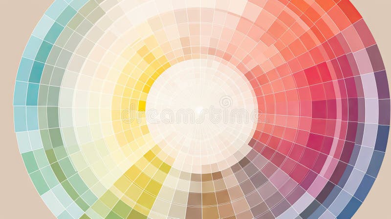 Color Pallets According To Pantone for 2024 Stock Illustration ...