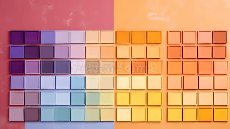 Color Pallets According To Pantone for 2024 Stock Illustration ...