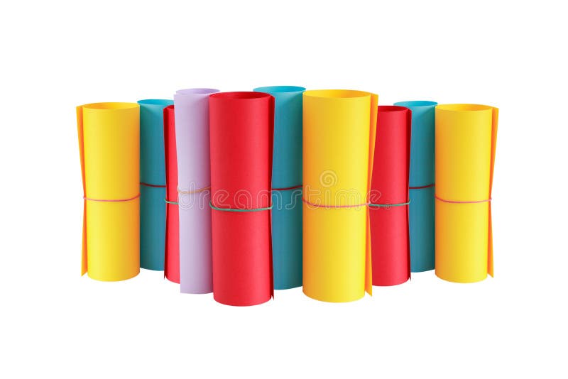 Word COLOR Made from Colored Paper Alphabet Stock Illustration ...