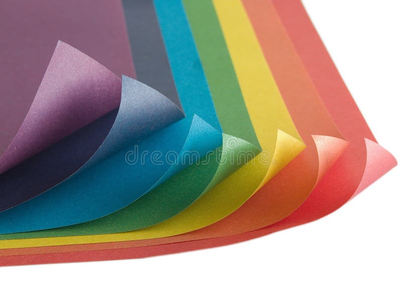 Color Palette Guide. Colored Textured Paper Samples Swatch Catalog ...