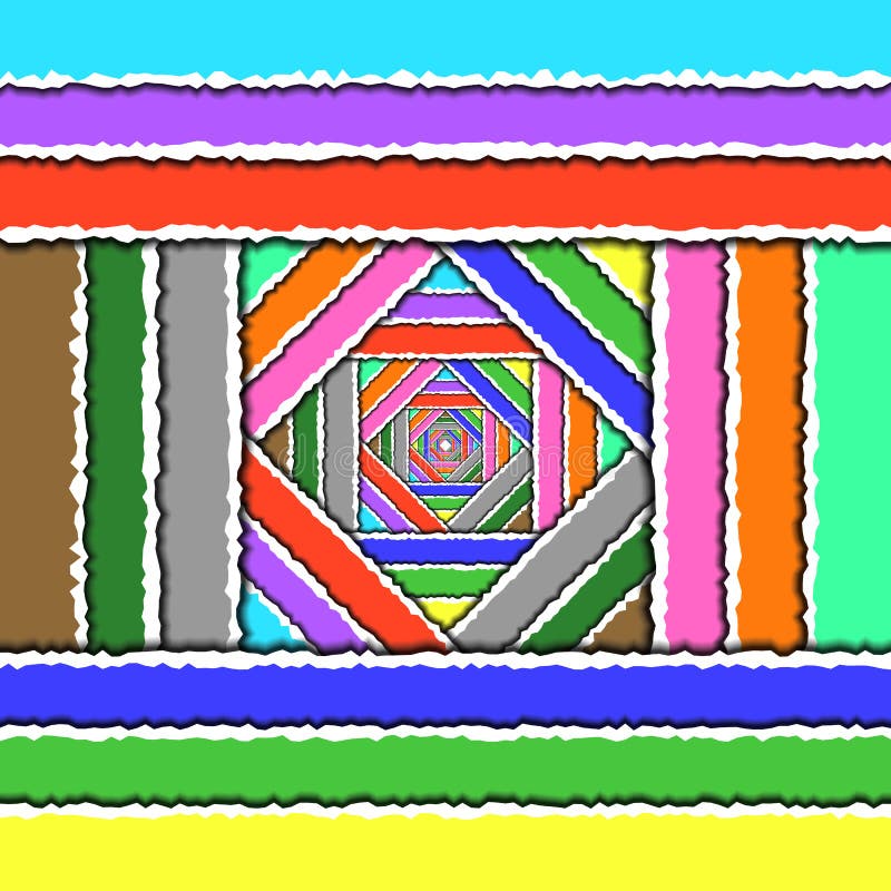 Colored Paper, Road, Skies, Sun, Clouds. Stock Vector - Illustration of ...