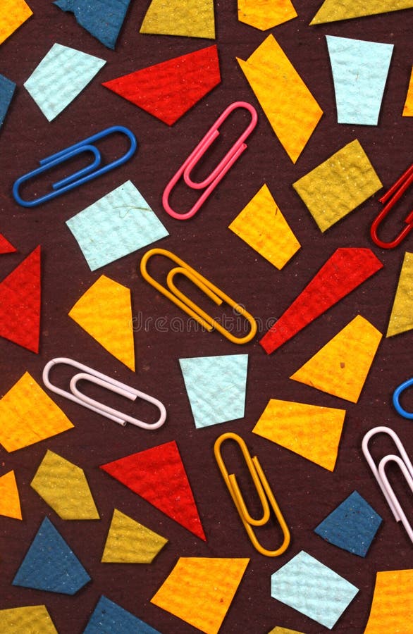 Color paper clips stock photo. Image of decor, beautiful - 10869176