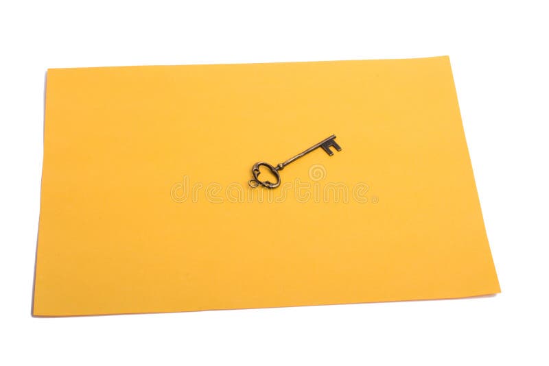 Color paper and key stock photo. Image of teaching, schooling - 145177718