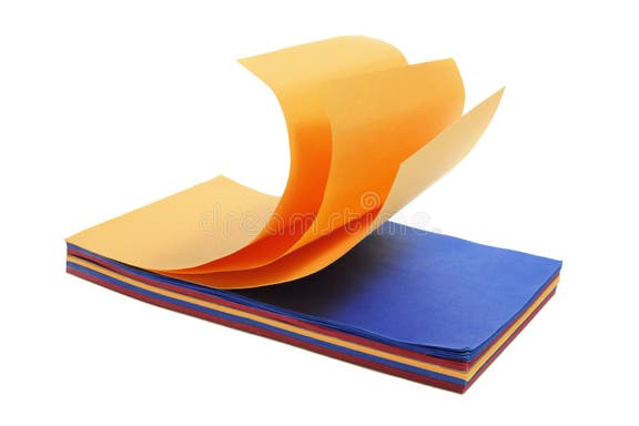 Color Paper Pad stock photo. Image of selection, spectrum - 19471112