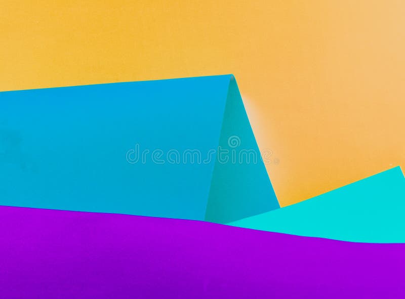Color Paper Rolls and Bend Texture Background Full of Colors Stock ...