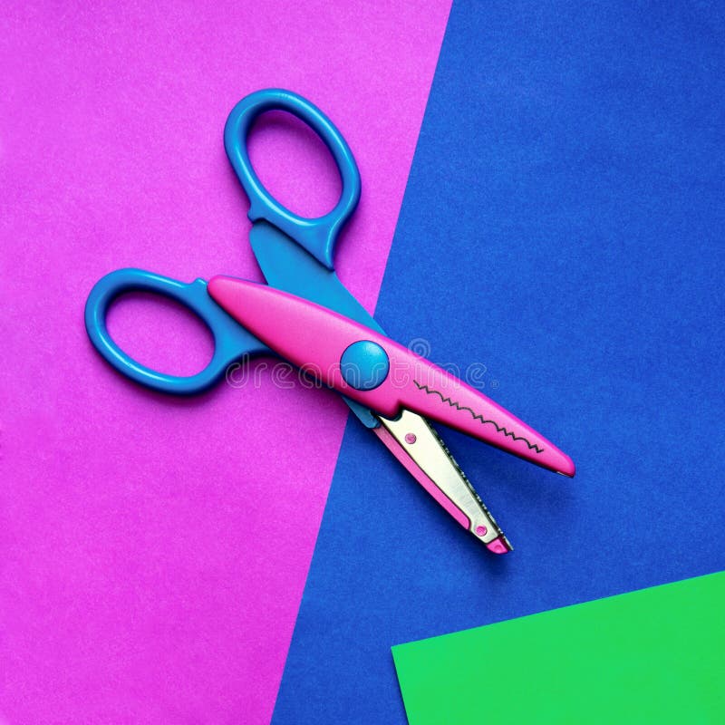 Color paper & scissors stock photo. Image of origami - 16543574