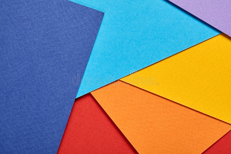 Color paper set. Top view stock image. Image of multi - 111055331