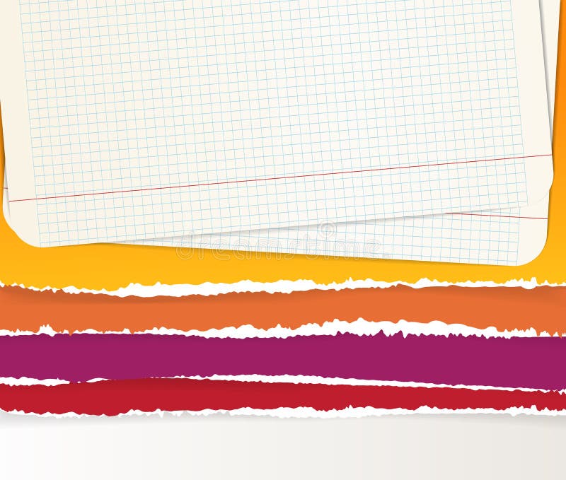 Color paper sheets stock vector. Illustration of abstract - 23507869