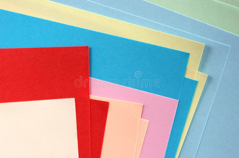 Abstract Geometry Color Paper Texture Background with Light and Shadow ...