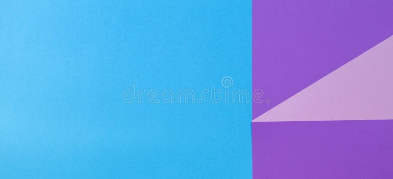 Color Papers Geometry Flat Composition Background with Violet and Blue ...