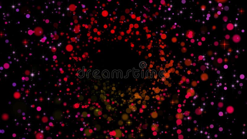 Color Particles Background stock footage. Video of effect - 240241372