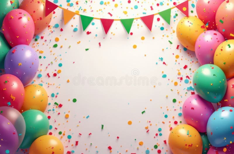Color Party Celebration Frame at 13-12-2024 Stock Illustration ...