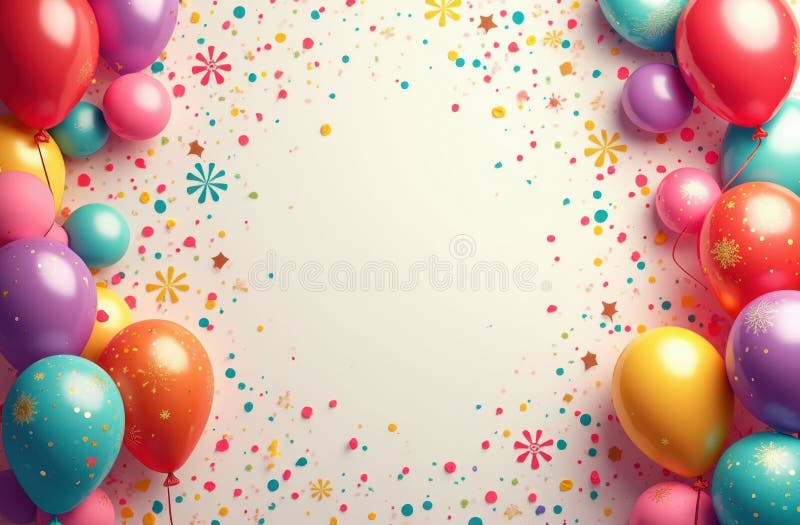 Color Party Celebration Frame at 13-12-2024 Stock Illustration ...
