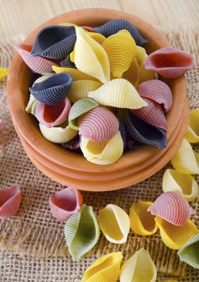Pasta stock photo. Image of swirls, wheat, tricolor, durum - 18125486