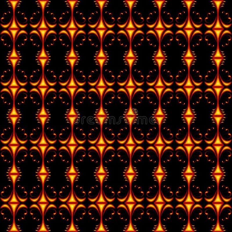 Color Pattern with Black Background Stock Vector - Illustration of blue ...