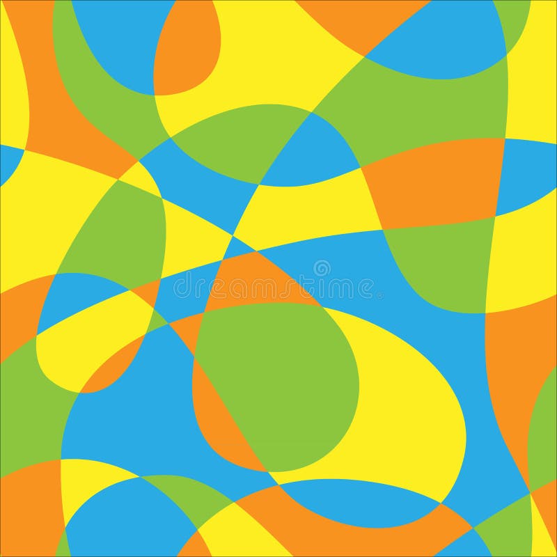 Color pattern of loops stock illustration. Illustration of decoration ...