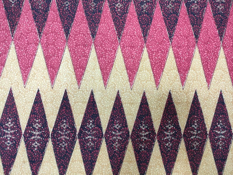 Color Patterns on Indonesian People& X27;s Woven Fabrics Stock Image ...