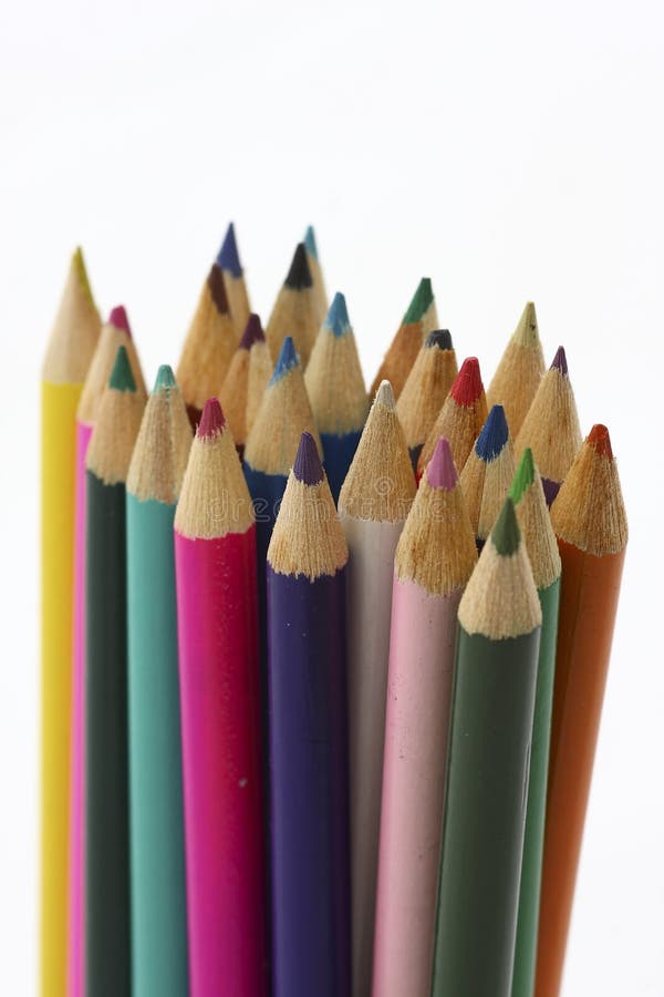 Color pencil stock photo. Image of color, drawing, gradation - 14982632