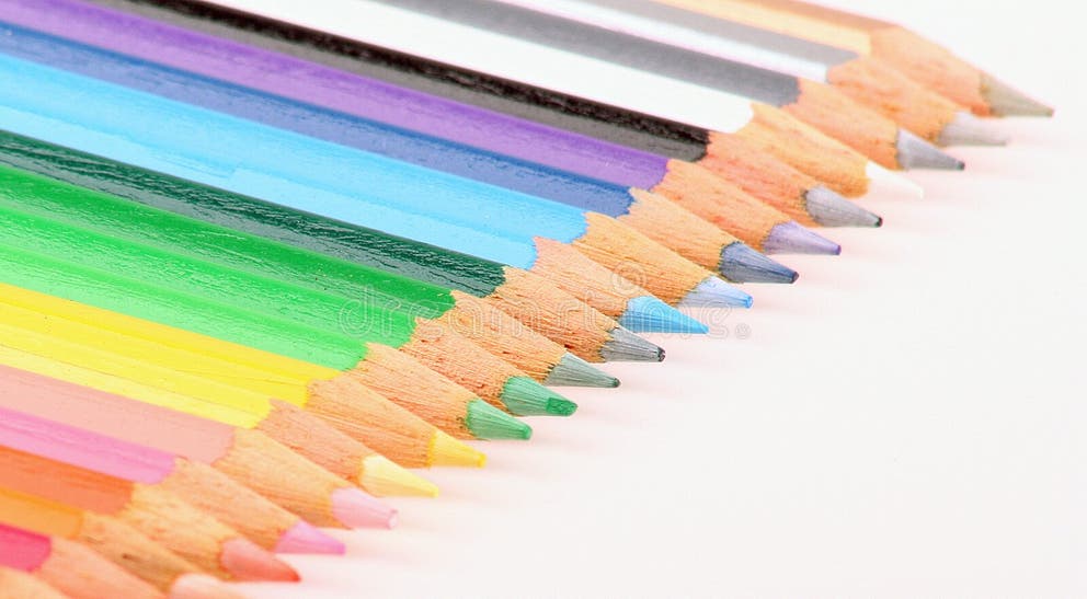 Color Pencil stock photo. Image of arts, wooden, angled - 1901646