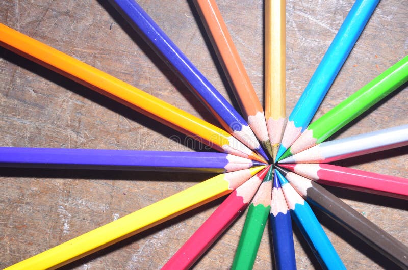 The color pencil stock image. Image of bright, colored - 74868479